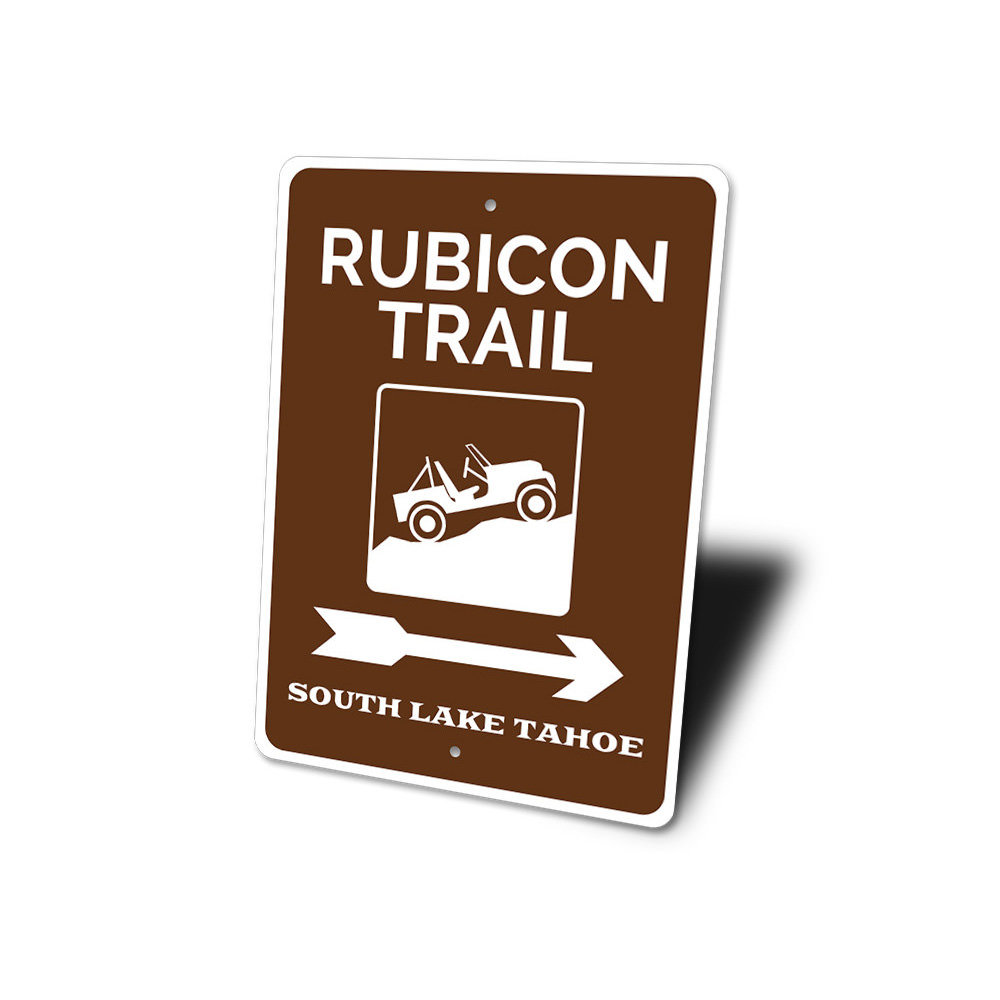 Lizton Sign Shop, Inc Rubicon Trail Aluminum Sign | Wayfair