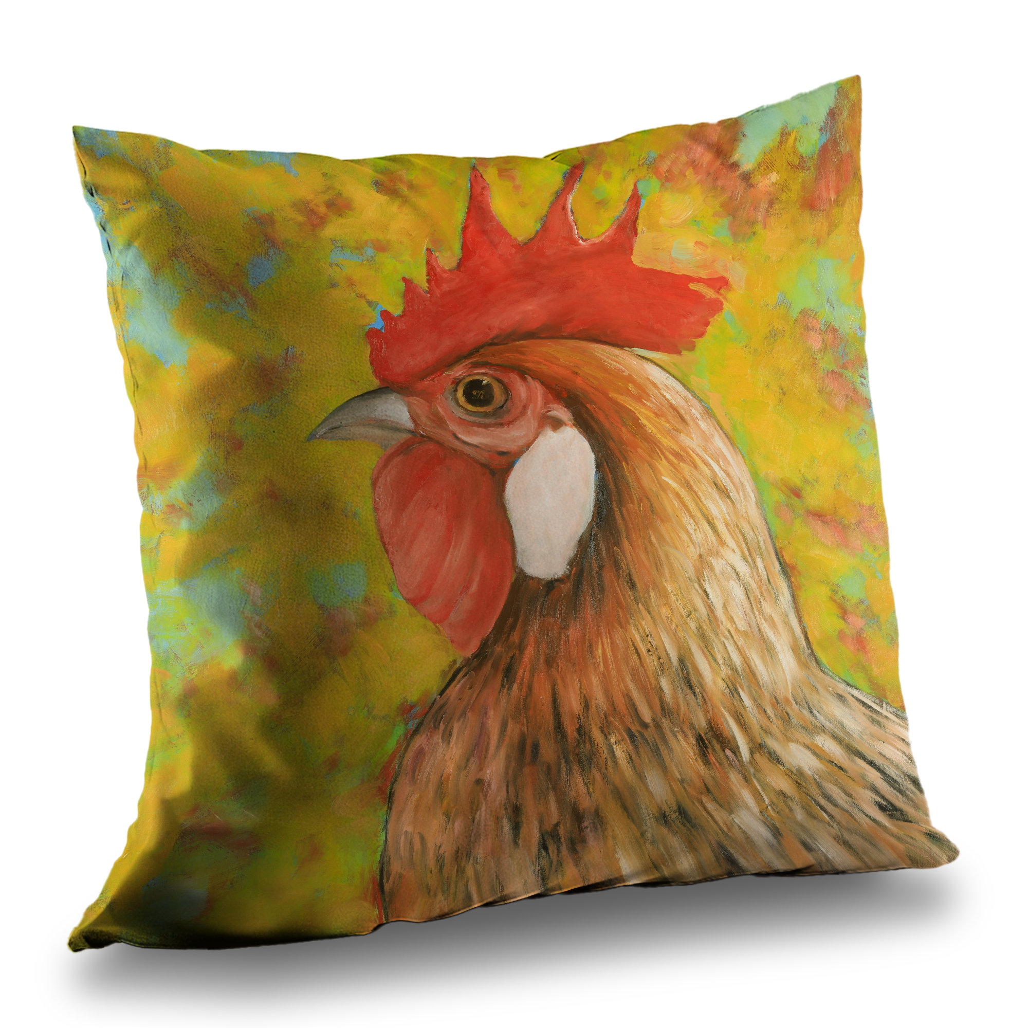 Begin Edition International Inc. Colorful Chicken - Poly Twill Throw ...