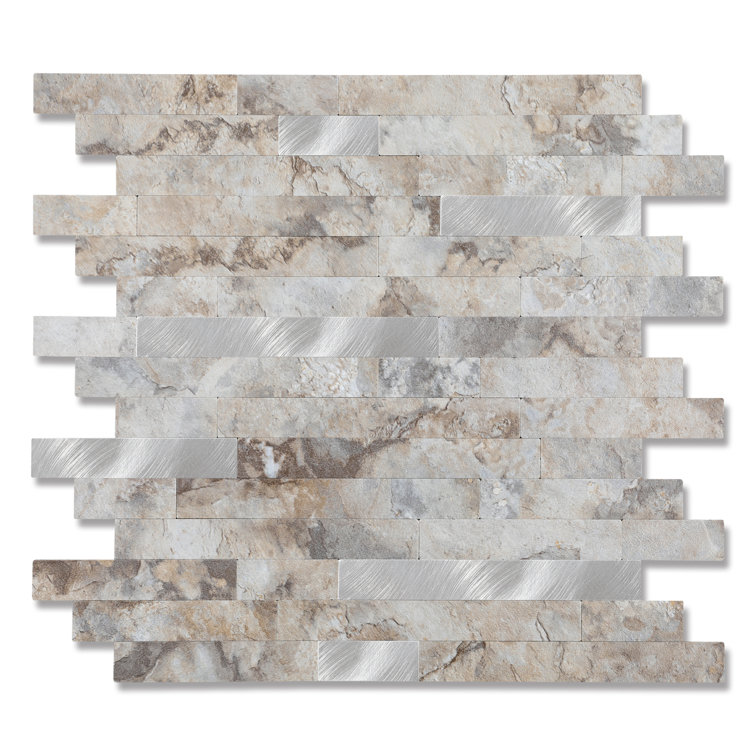 Yips 12'' W x 12'' L PVC Peel and Stick Mosaic Tile & Reviews | Wayfair