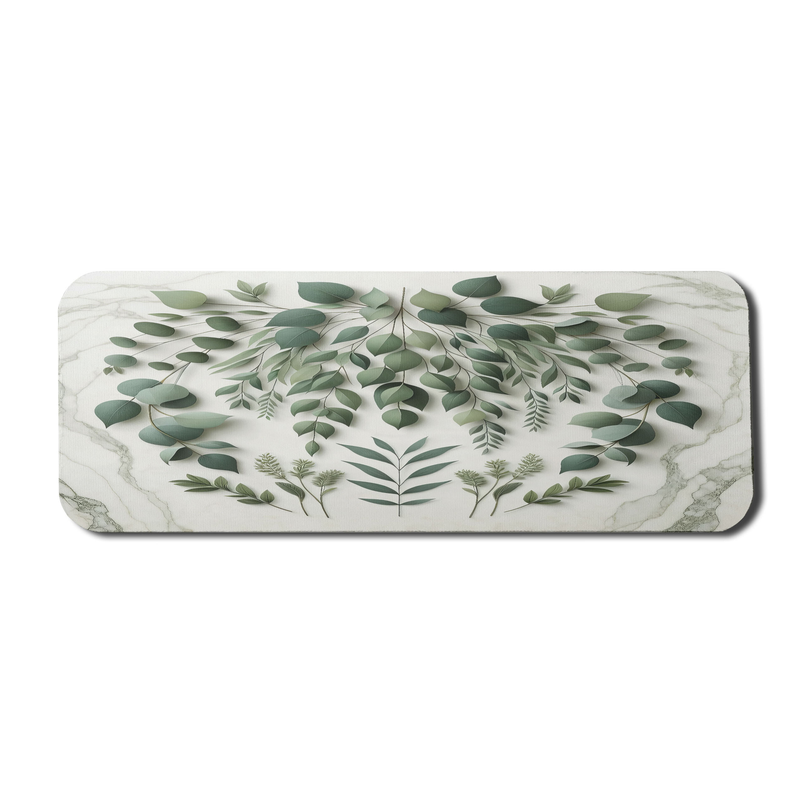 Winston Porter Eucalyptus Leaves Gaming Mouse Pad Weeping Wreath 31" x ...