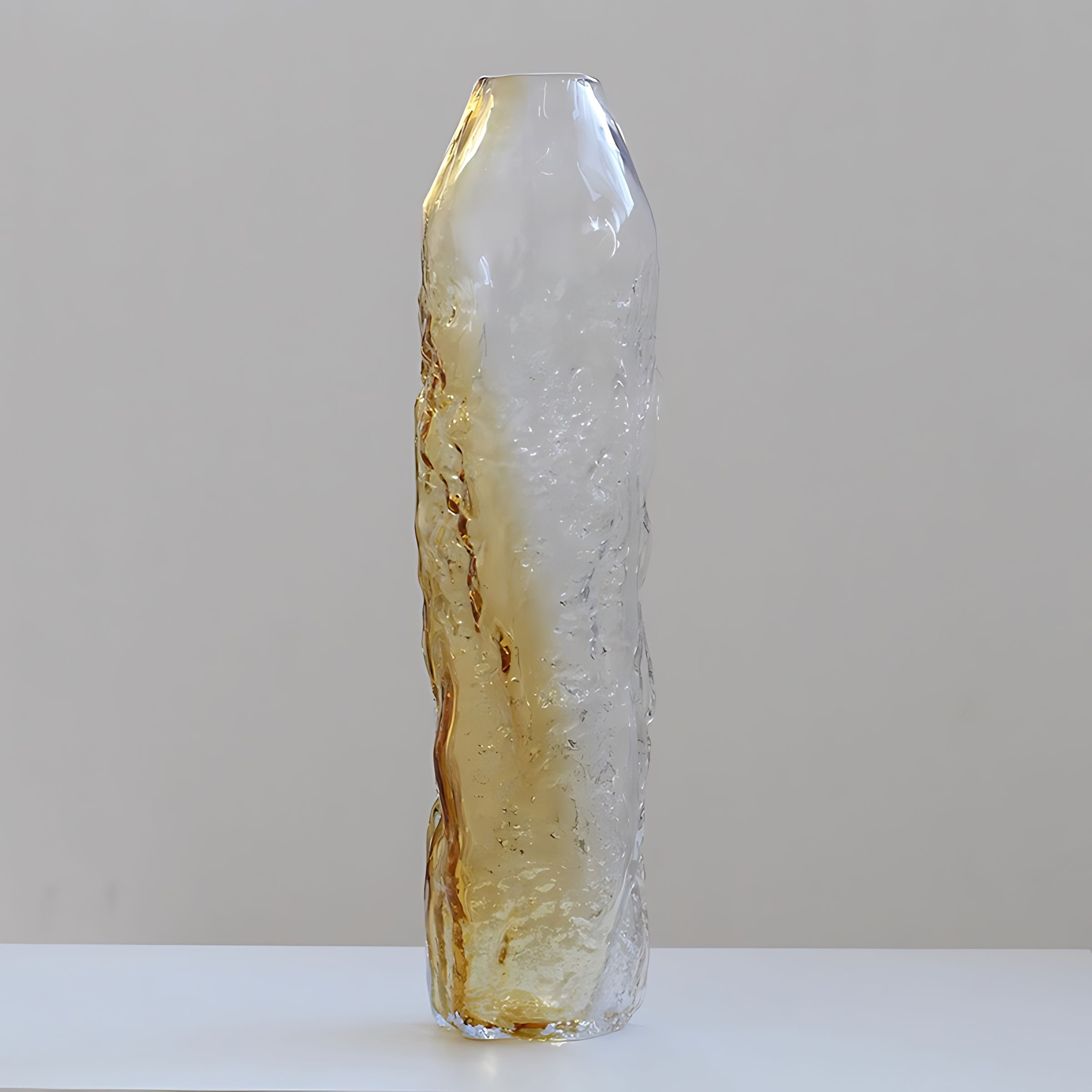 longxinlong Wabi Sabi Wind Ice Pattern Glass Floor To Floor Large Vase ...
