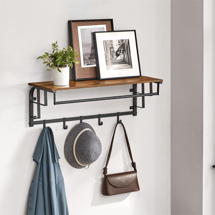 Borough Wharf Maceus Steel Wall 5 - Hook Coat Rack & Reviews | Wayfair ...