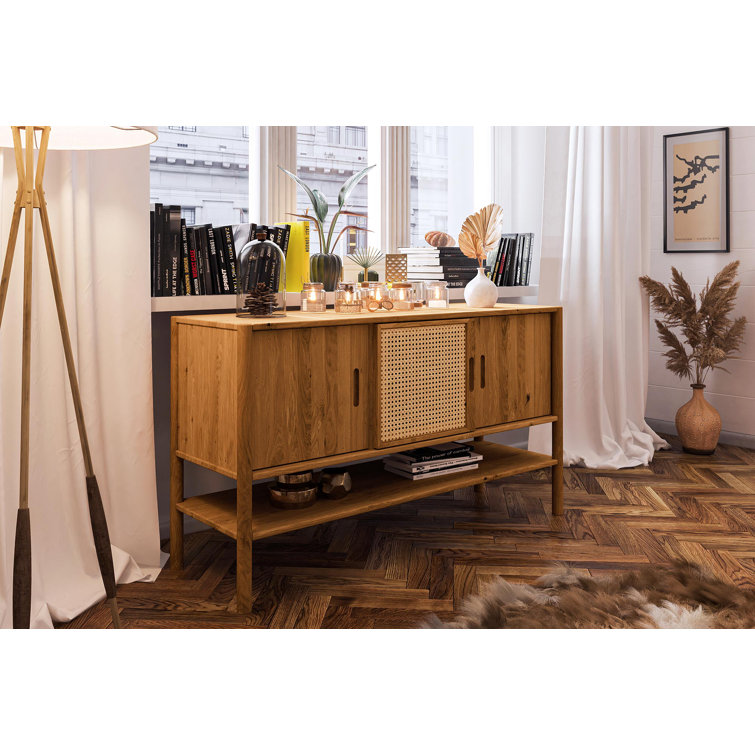 Bay Isle Home Gabryle 142cm Wide Beech Sideboard | Wayfair.co.uk