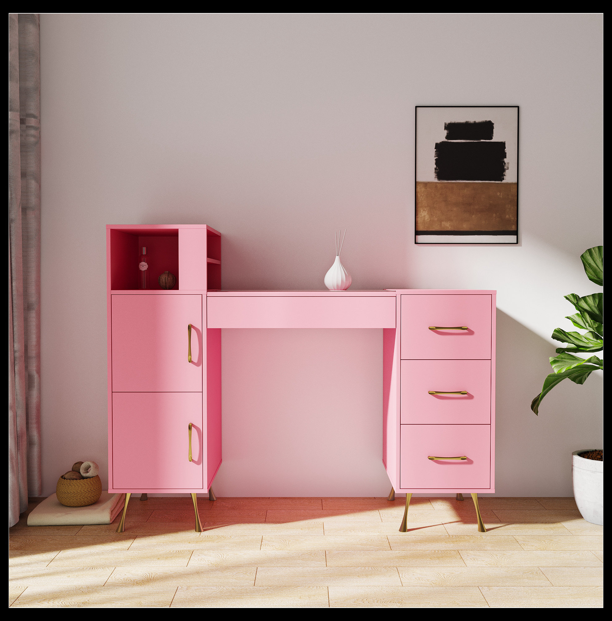 Mercer41 Vahur Writing Desk - Wayfair Canada