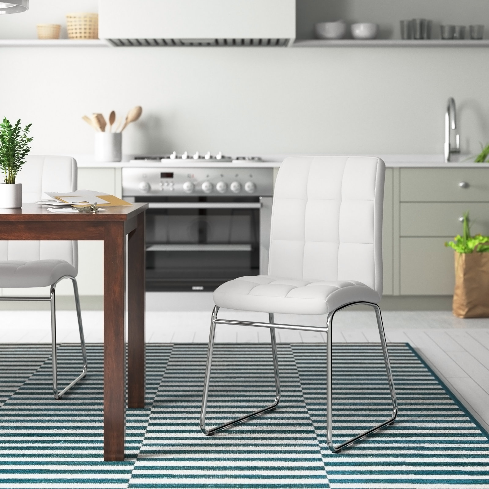 Zipcode Design™ Fabian Upholstered Side Chair & Reviews | Wayfair