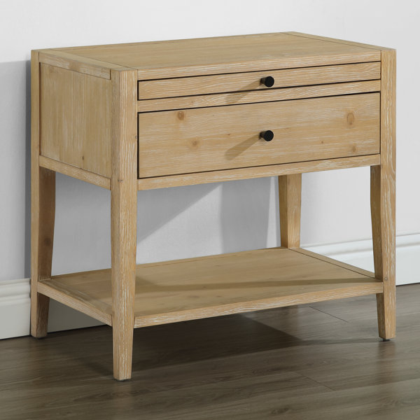 Millwood Pines Pecor 1-Drawer Nightstand - Natural & Reviews | Wayfair
