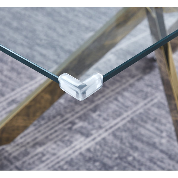 Willa Arlo™ Interiors Kara Glass Pedestal Dining Table for 4 or 6 ...