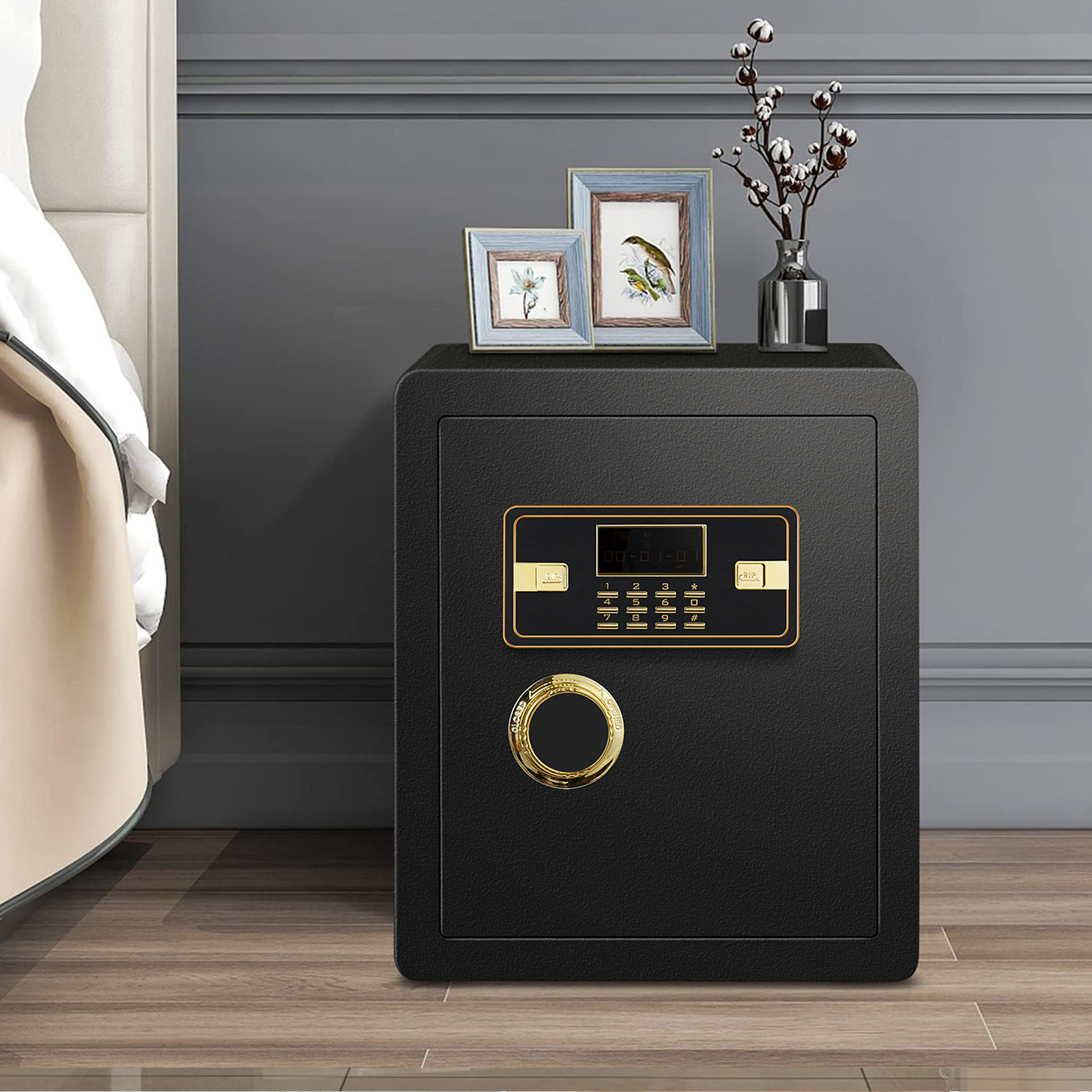 YITAHOME Digital Keypad Depository Safe with Dual-Lock Safe & Reviews ...