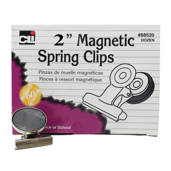 CHARLES LEONARD, INCMagnetic Spring Clip Set | Wayfair