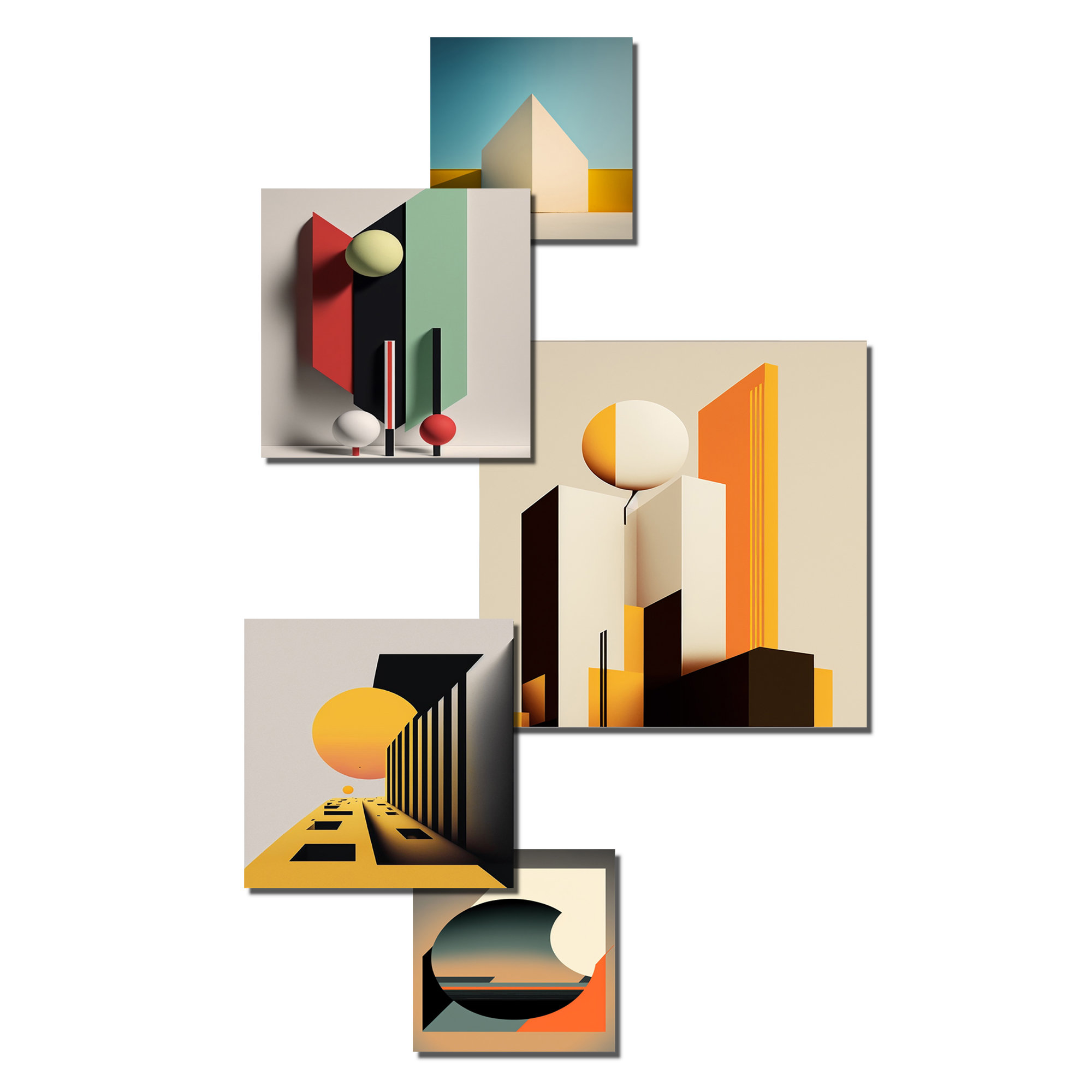 Orren Ellis Reality Of Essential Shapes IV - Minimalism Metal Wall ...