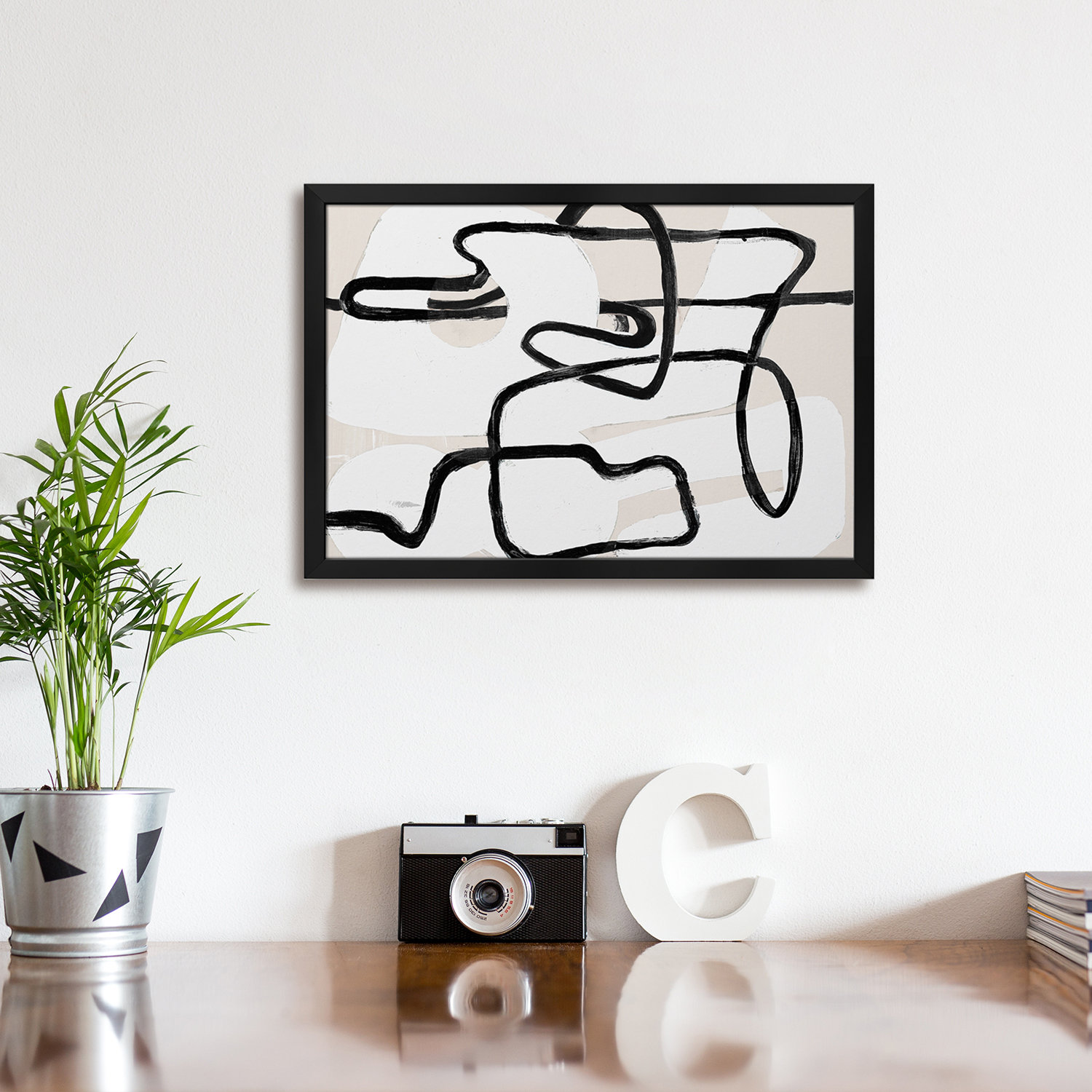 Brayden Studio® Neutral Twists And Turns II - Wall Art Print - Gallery ...