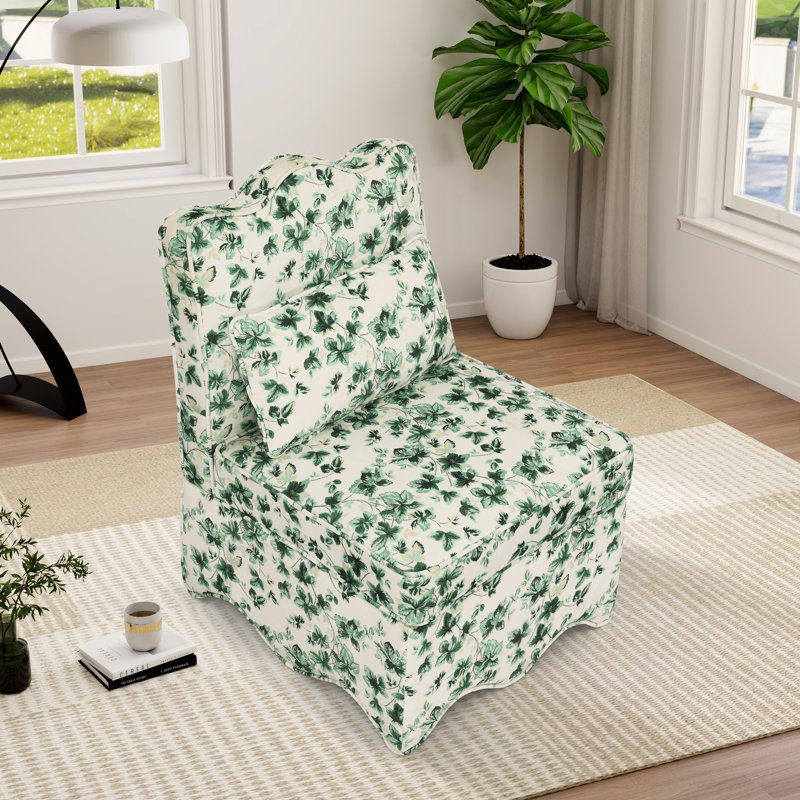 Lark Manor™ Retro Flannel Single Dining Chair With Soft Seat Cushion ...