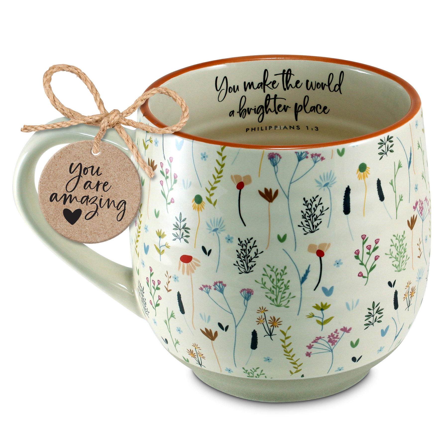Winston Porter Coffee Mug Make The World Vintage Floral - Wayfair Canada