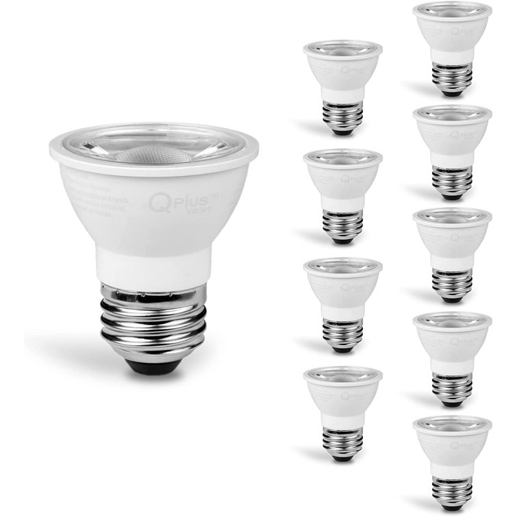 QPLUS PAR16 LED Dimmable Light Bulb, E26/Medium (Standard), 7 Watt (50 ...