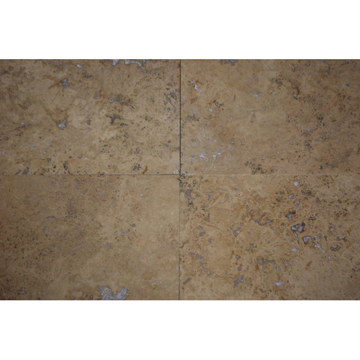 Stone & Tile Shoppe, Inc. Walnut Travertine 18" x 18" Travertine Stone ...