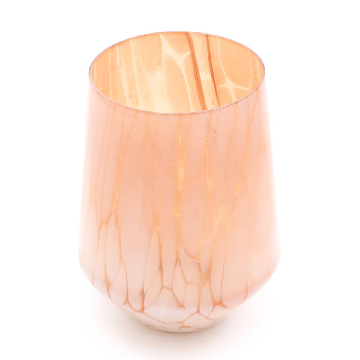 Wrought Studio™ Ruby Splutter Glass Vase | Wayfair