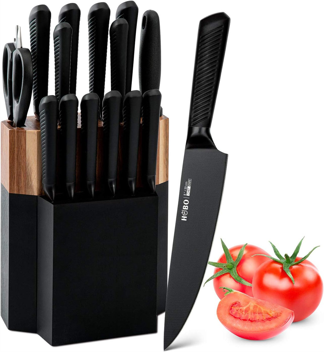 wuyi Wuyi 15 Piece Stainless Steel Assorted Knife Set | Wayfair
