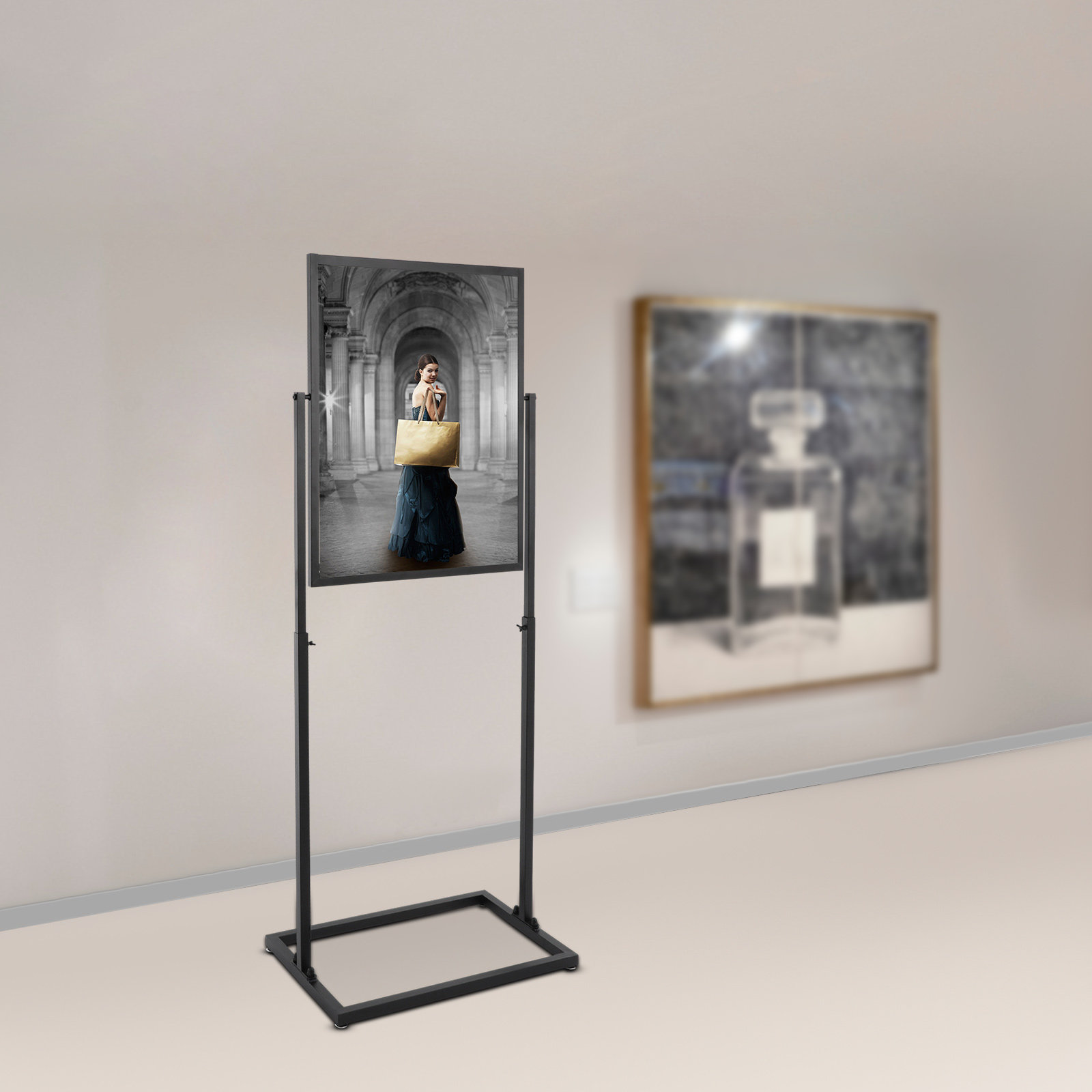 FRONG Floor Standing Poster Display Stand | Wayfair