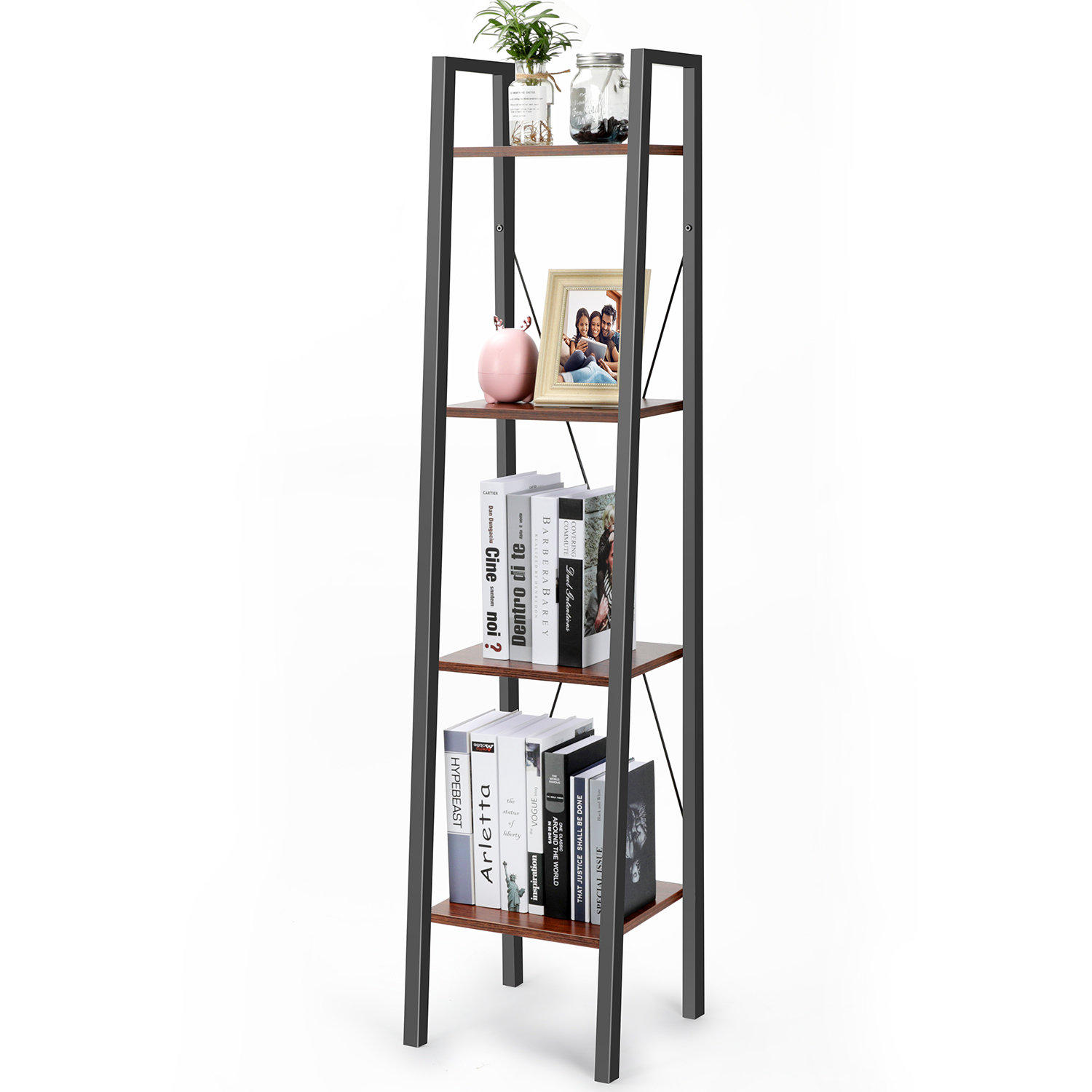 Latitude Run® Cruciano Trapezoid Shelf Shelving Unit & Reviews ...