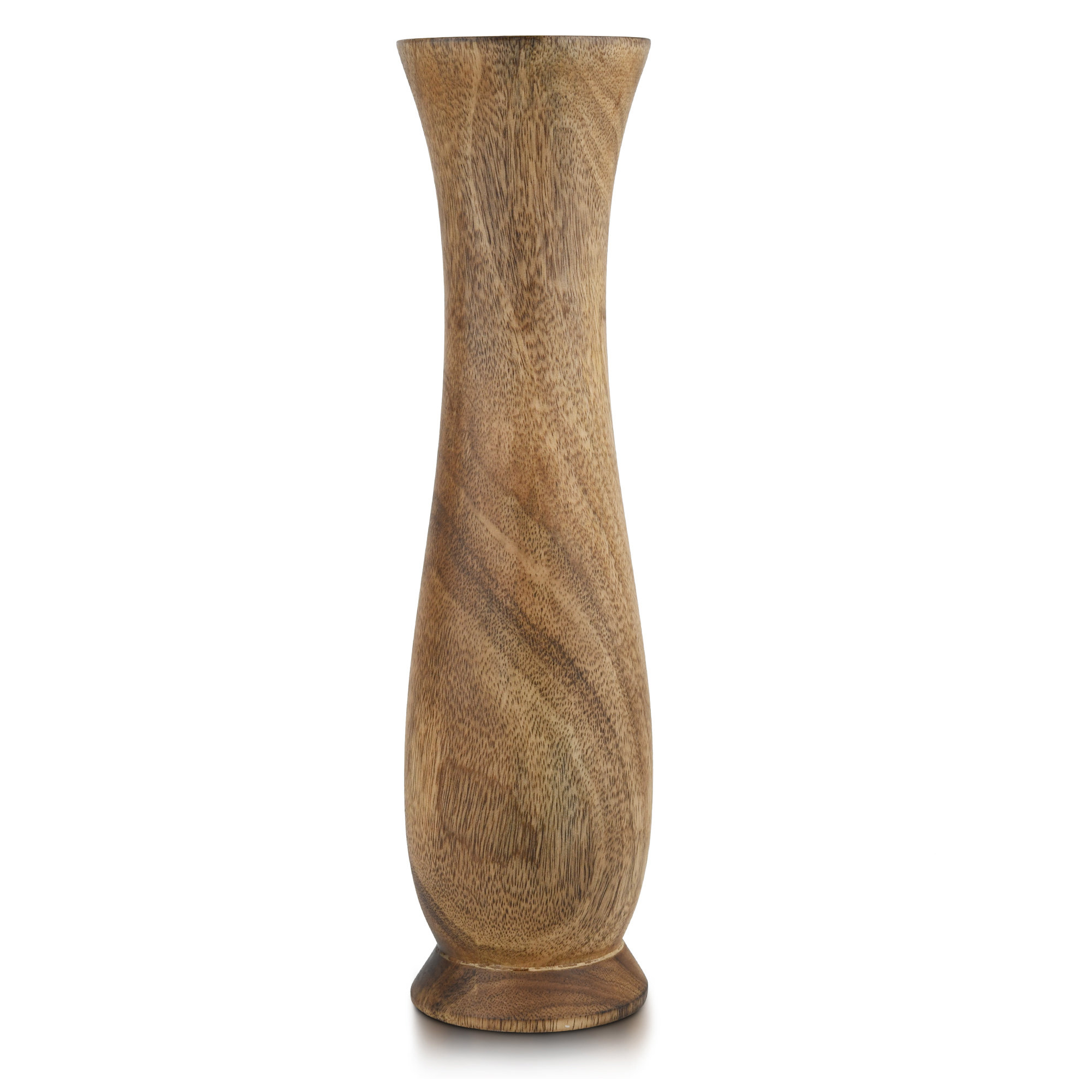 Millwood Pines Larocque Handmade Wood Table Vase | Wayfair