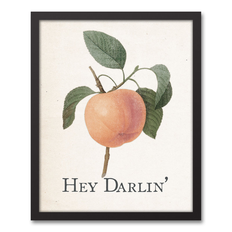 Designs Direct Creative Group Hey Darlin Vintage Peach Framed Canvas ...