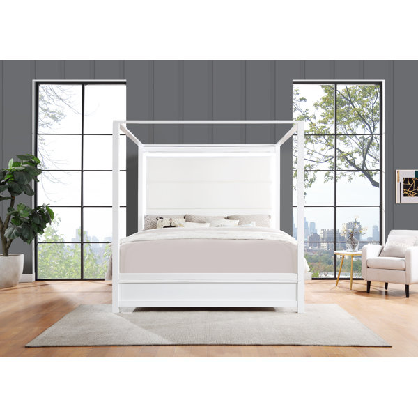 Willa Arlo Interiors Tottenham 3PC Canopy Bed Set & Reviews - Wayfair ...