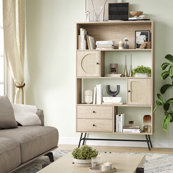 Bay Isle Home Mariemont Storage Bookcase - Wayfair Canada