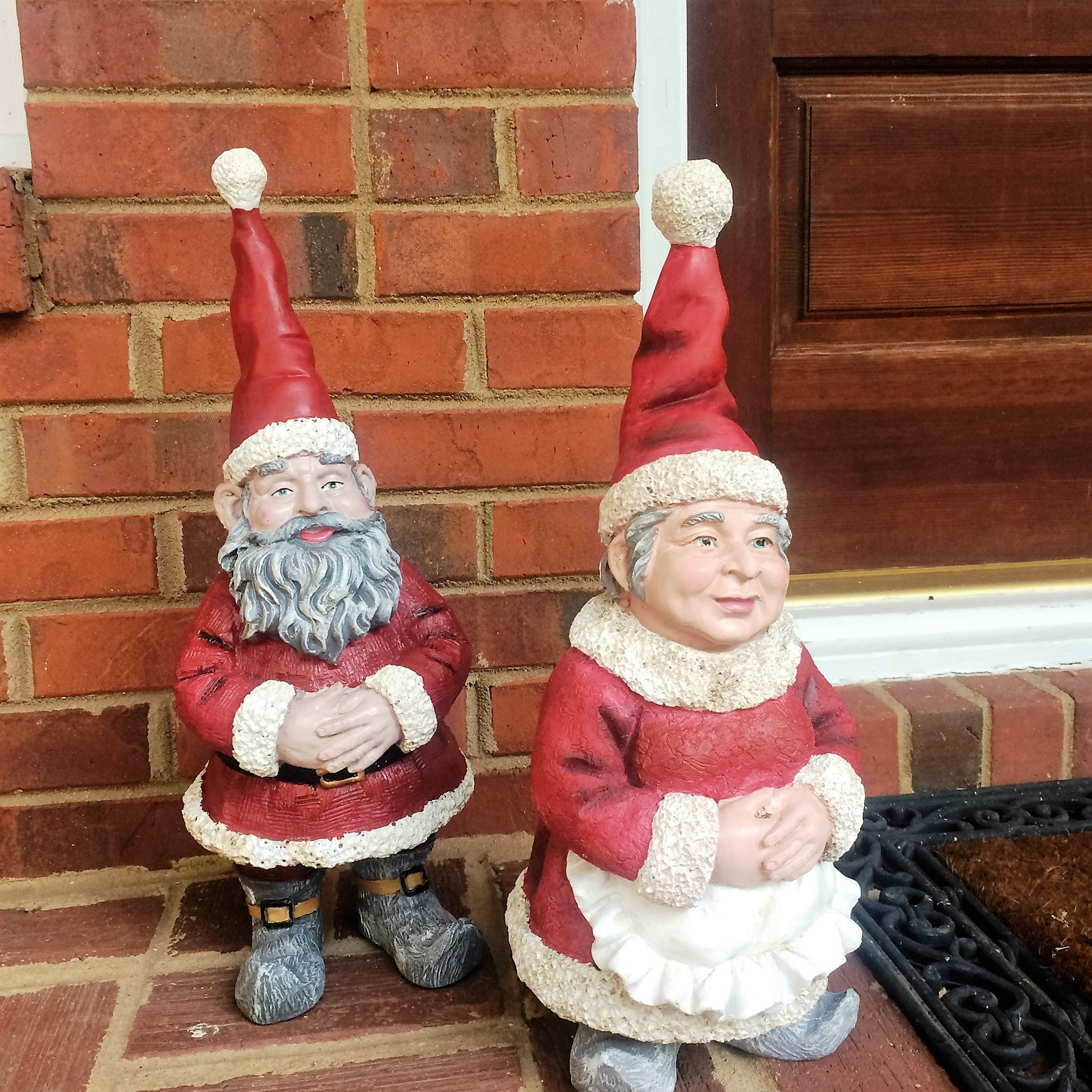 HomeStyles Nowaday Gnome Santa Clause and Mrs. Clause Christmas Holiday ...
