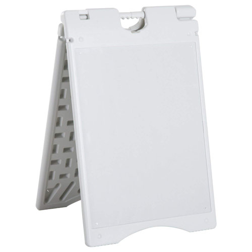 Symple Stuff Haggins Outdoor Weighted Sidewalk Folding A-Frame Sign ...