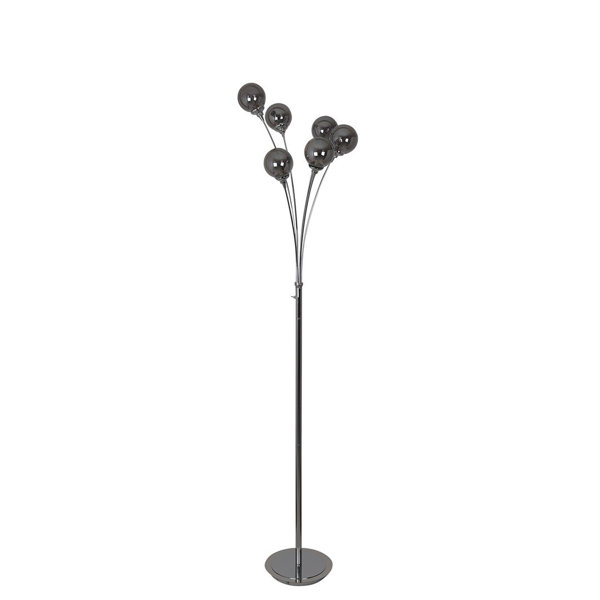 Metro Lane Buhs 182cm Chrome Tree Floor Lamp | Wayfair.co.uk
