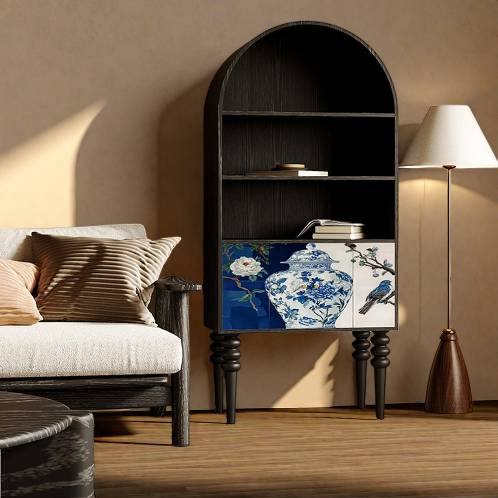 Kaoloupin Medieval style bookcase | Wayfair