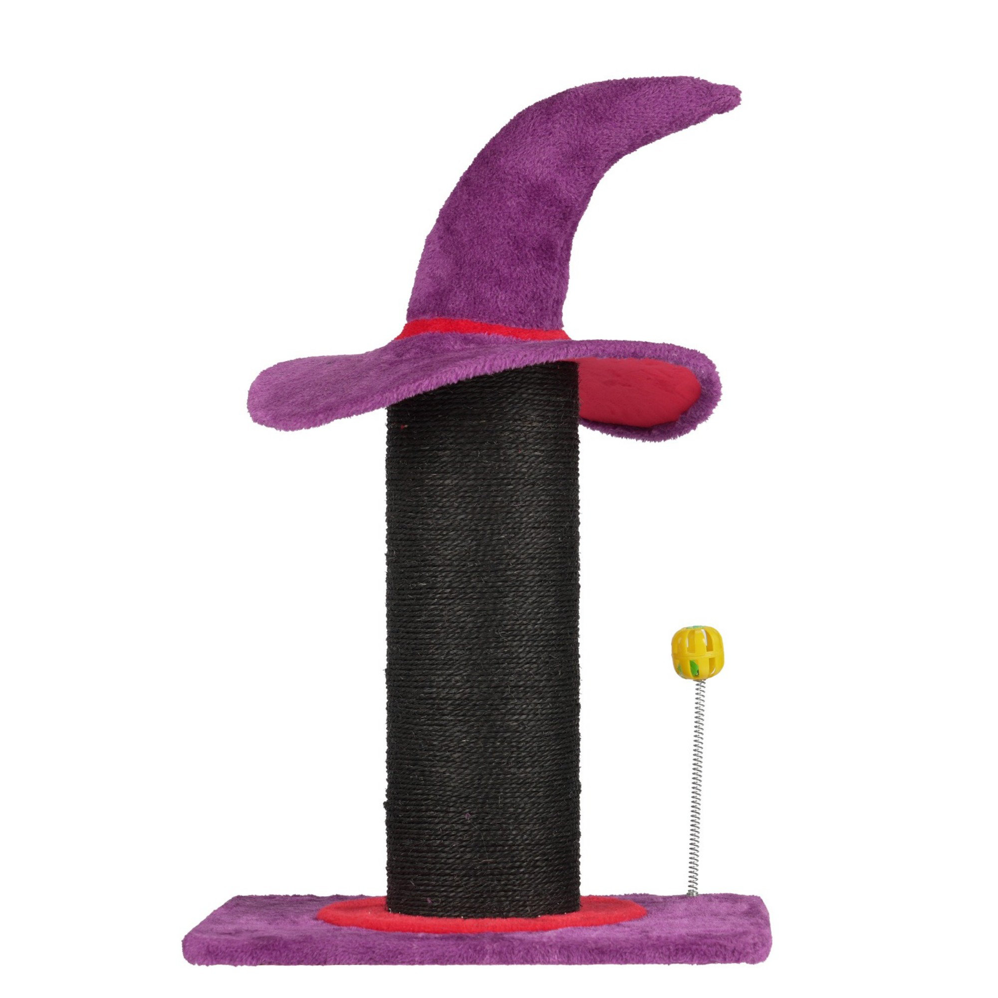 Dakota Fields Whimsical Wizard Hat Cat Scratcher With Spring Ball Toy ...
