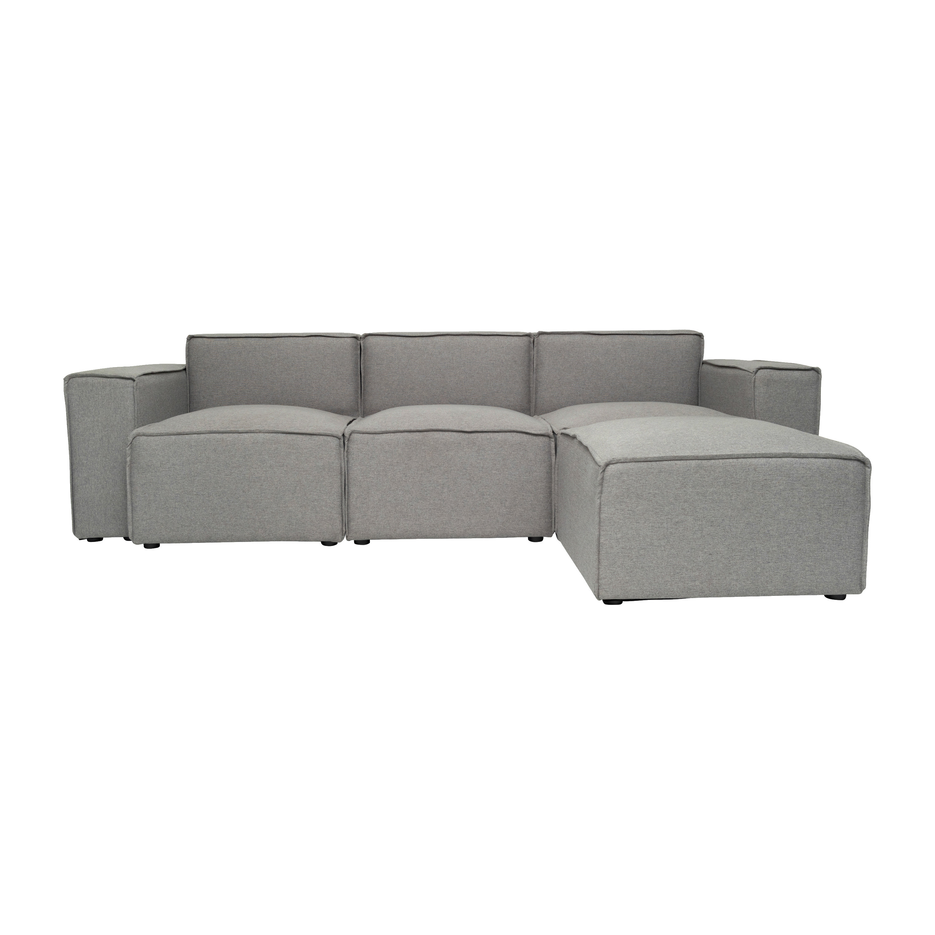 Latitude Run® Bridgetown Contemporary 4 Piece Modular Sectional Sofa ...