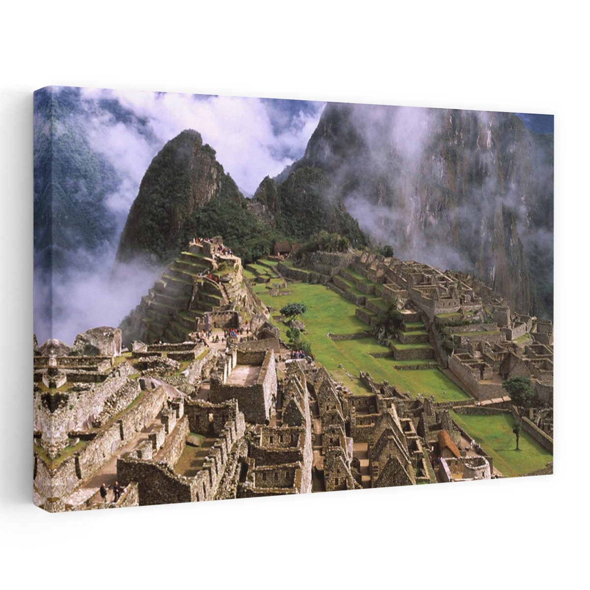 Latitude Run® High Angle View Of An Archaeological Site Inca Ruins ...