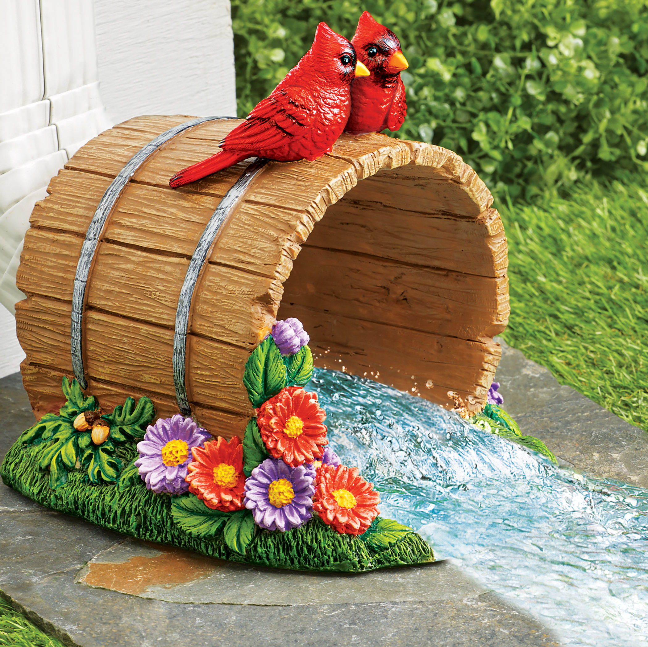 Arlmont & Co. Hand-Painted Cardinal Decorative Downspout Cover ...
