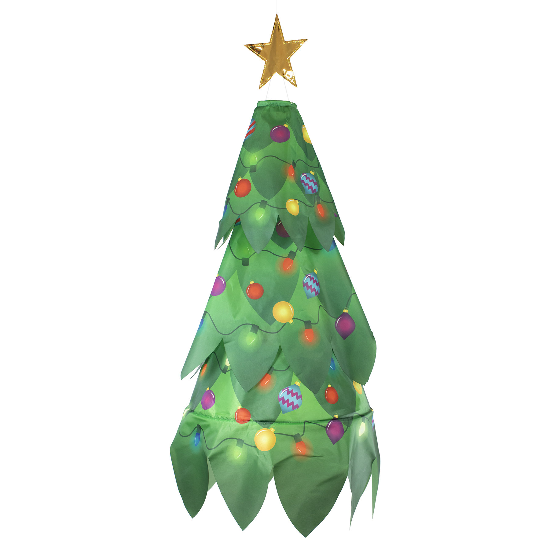 In The Breeze Christmas Tree 3D Windsock | Wayfair