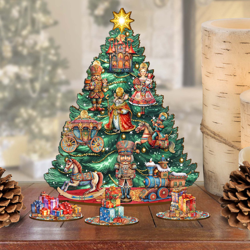 The Holiday Aisle® Nutcracker-Themed Collectible Tabletop Christmas ...