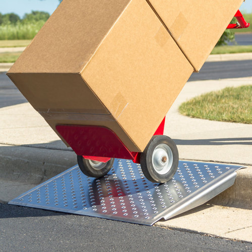 Silver Spring Aluminum EZ-Traction Curb Ramp 24" x 36" | Wayfair