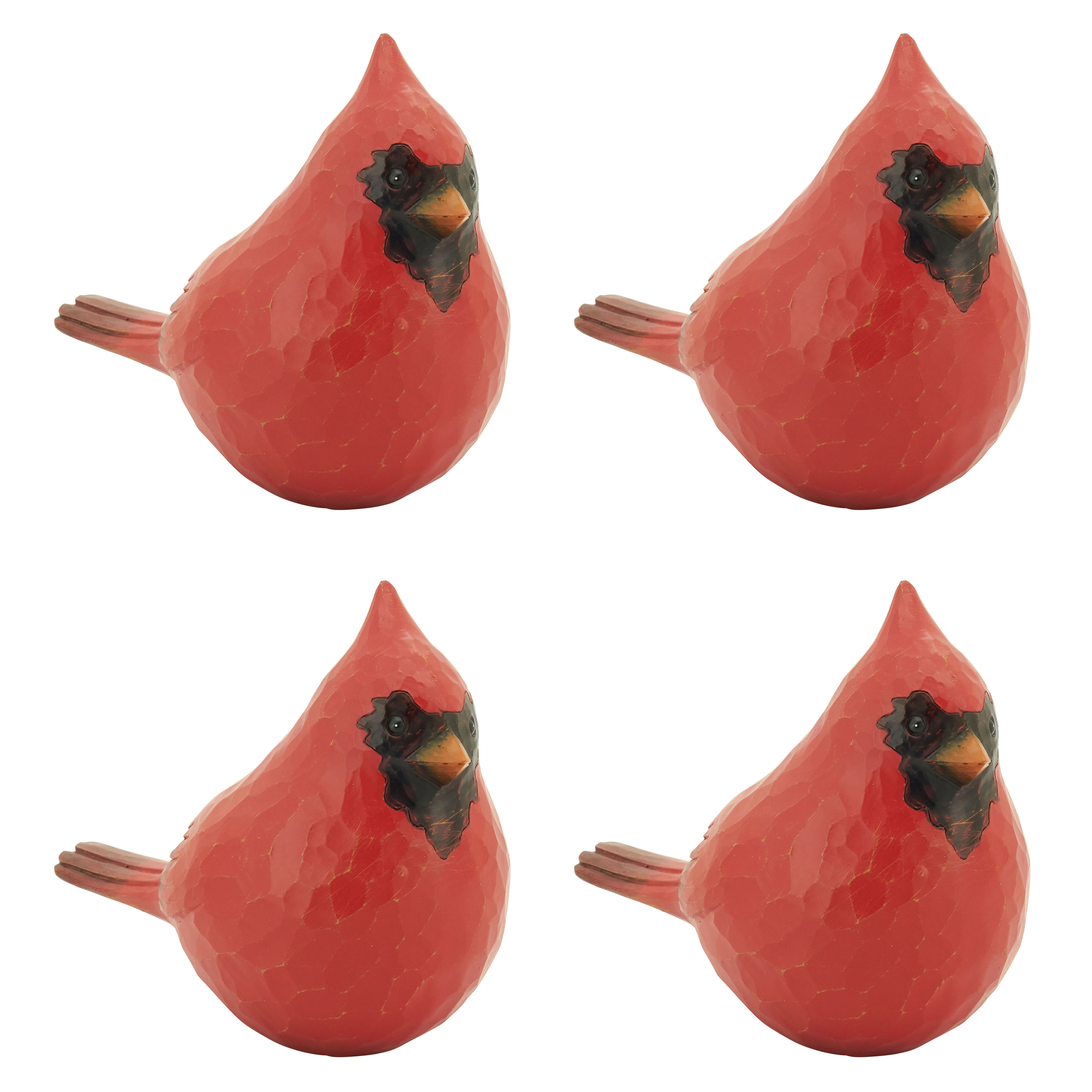 Saro Cardinal Figurine (Set of 4) - Wayfair Canada