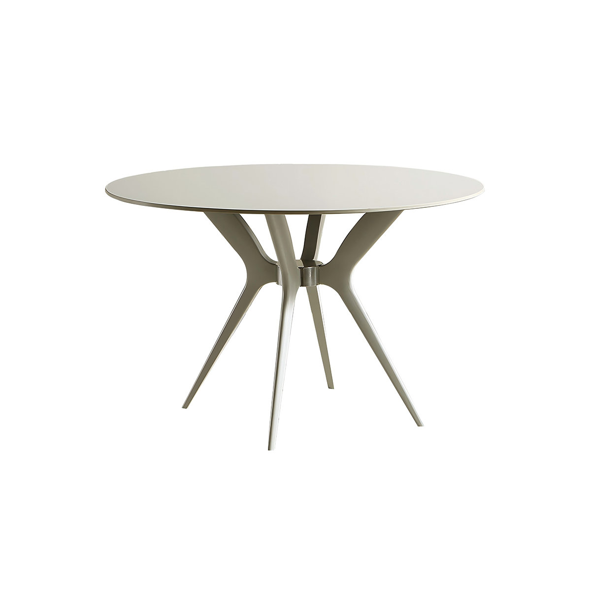 Coxambrey Sintered Stone Aluminum Alloy cream Dining Table | Wayfair