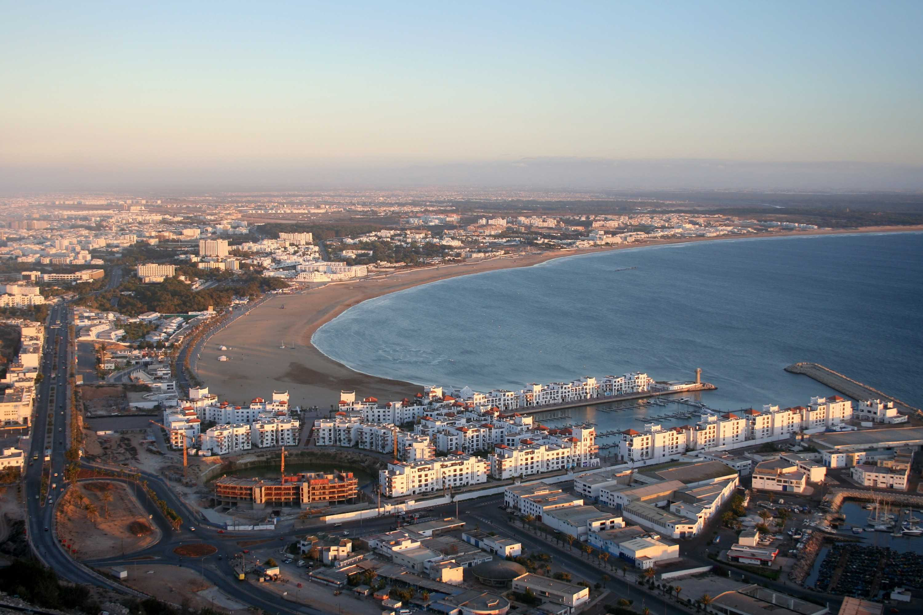 Ebern Designs Agadir from above - Wrapped Canvas Photograph | Wayfair