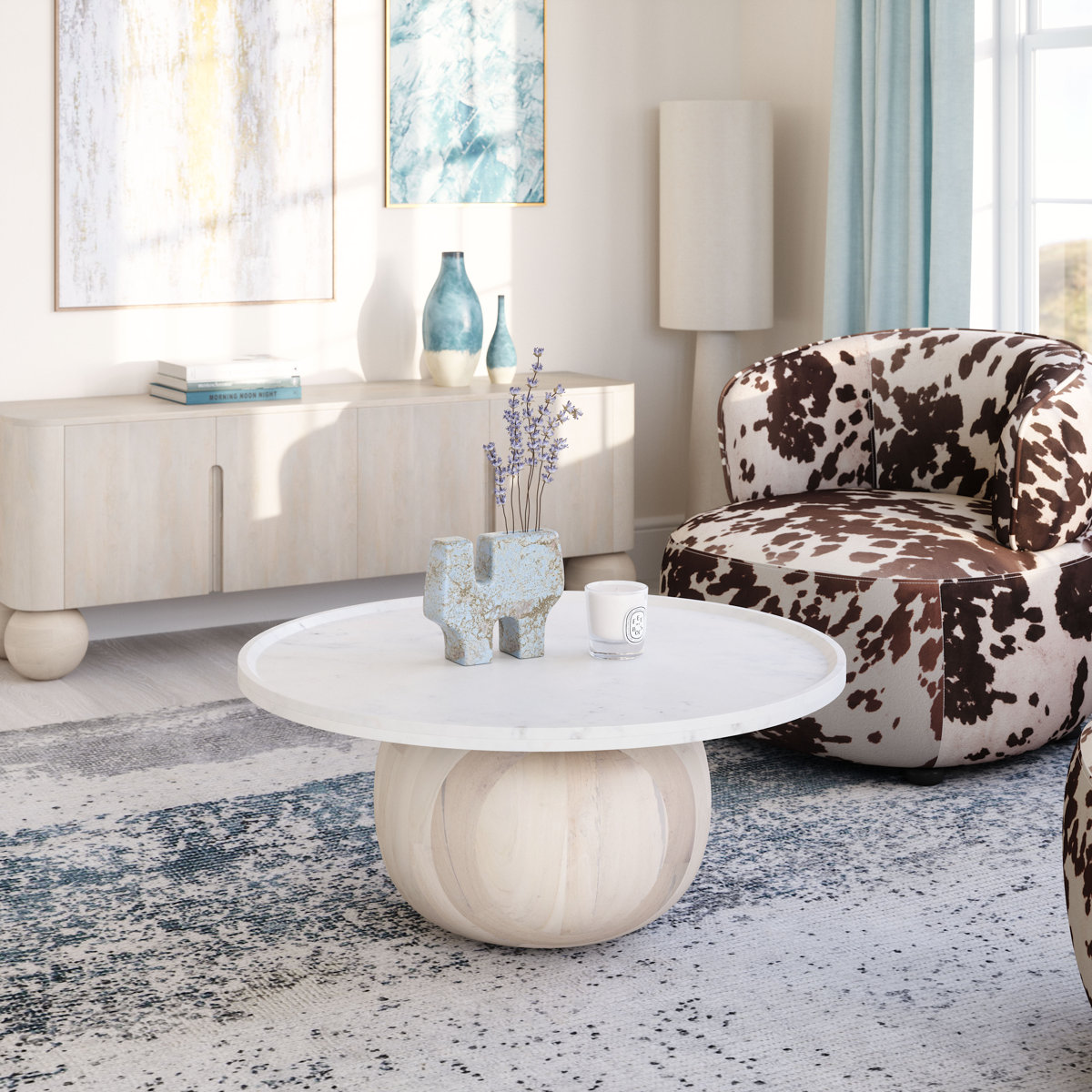 Joss & Main Linden Abstract Coffee Table | Joss & Main