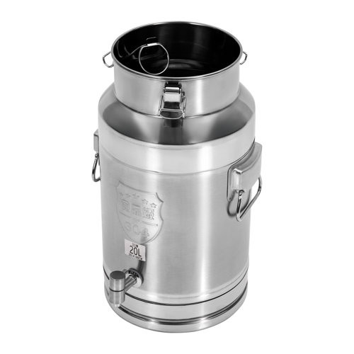 Prep & Savour Demitrios Stainless Steel Milk Can Beverage Dispenser ...