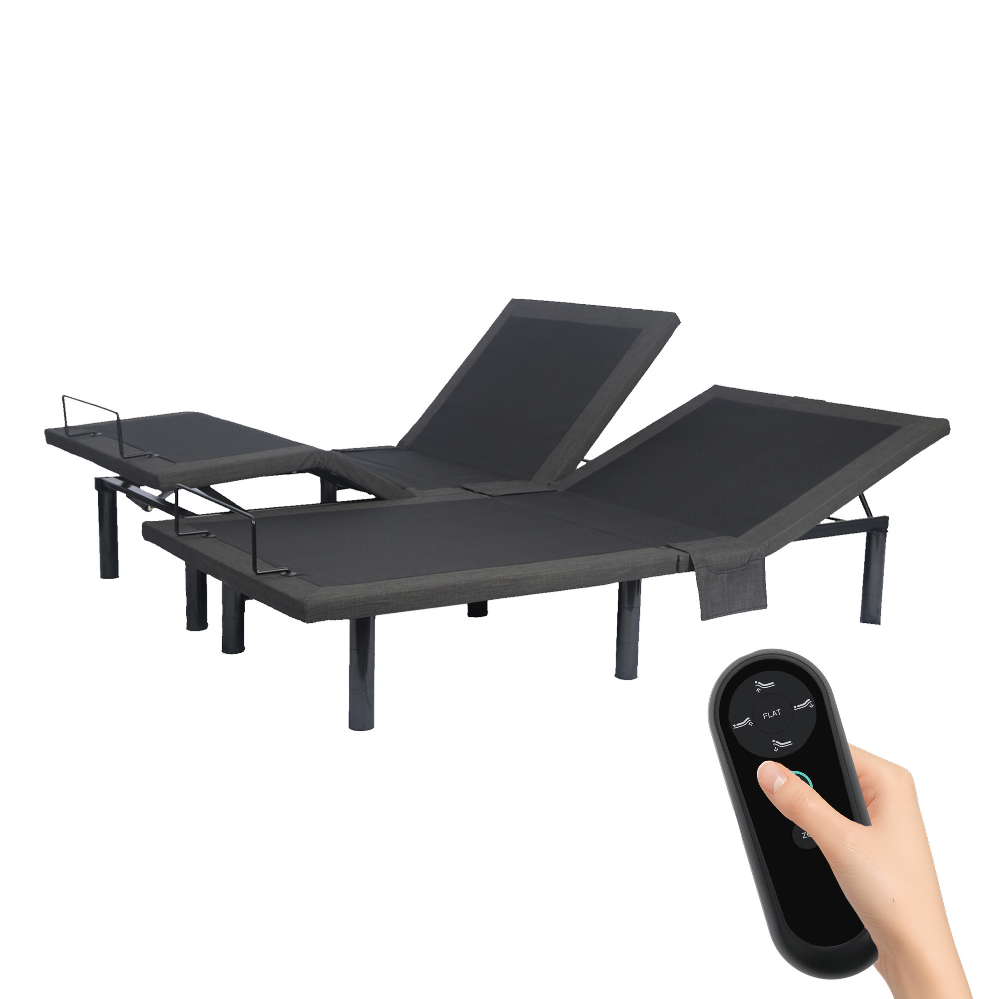 Ebern Designs Zero Gravity Adjustable Bed with Wireless Remote ...