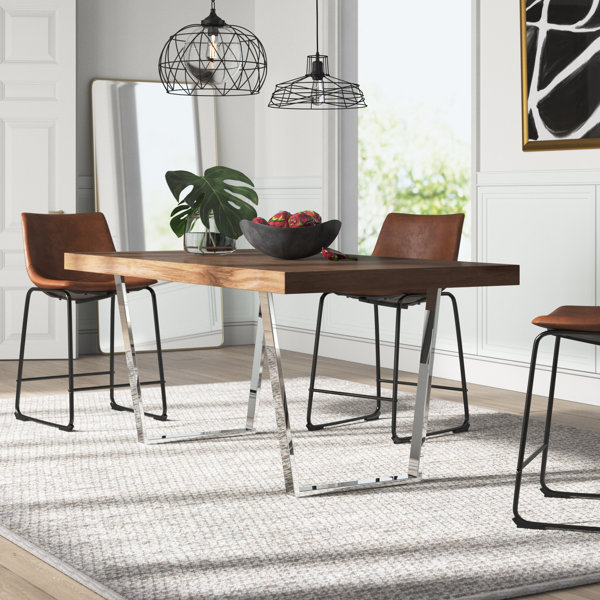 AllModern Gayle Metal Base Dining Table & Reviews - Wayfair Canada