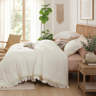 AIMEBBY Ruffle Comforter Set All Seasons Fluffy Vintage Farmhouse ...