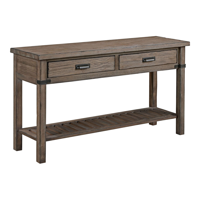 Rosalind Wheeler Carmelin 52'' Solid Wood Console Table | Wayfair