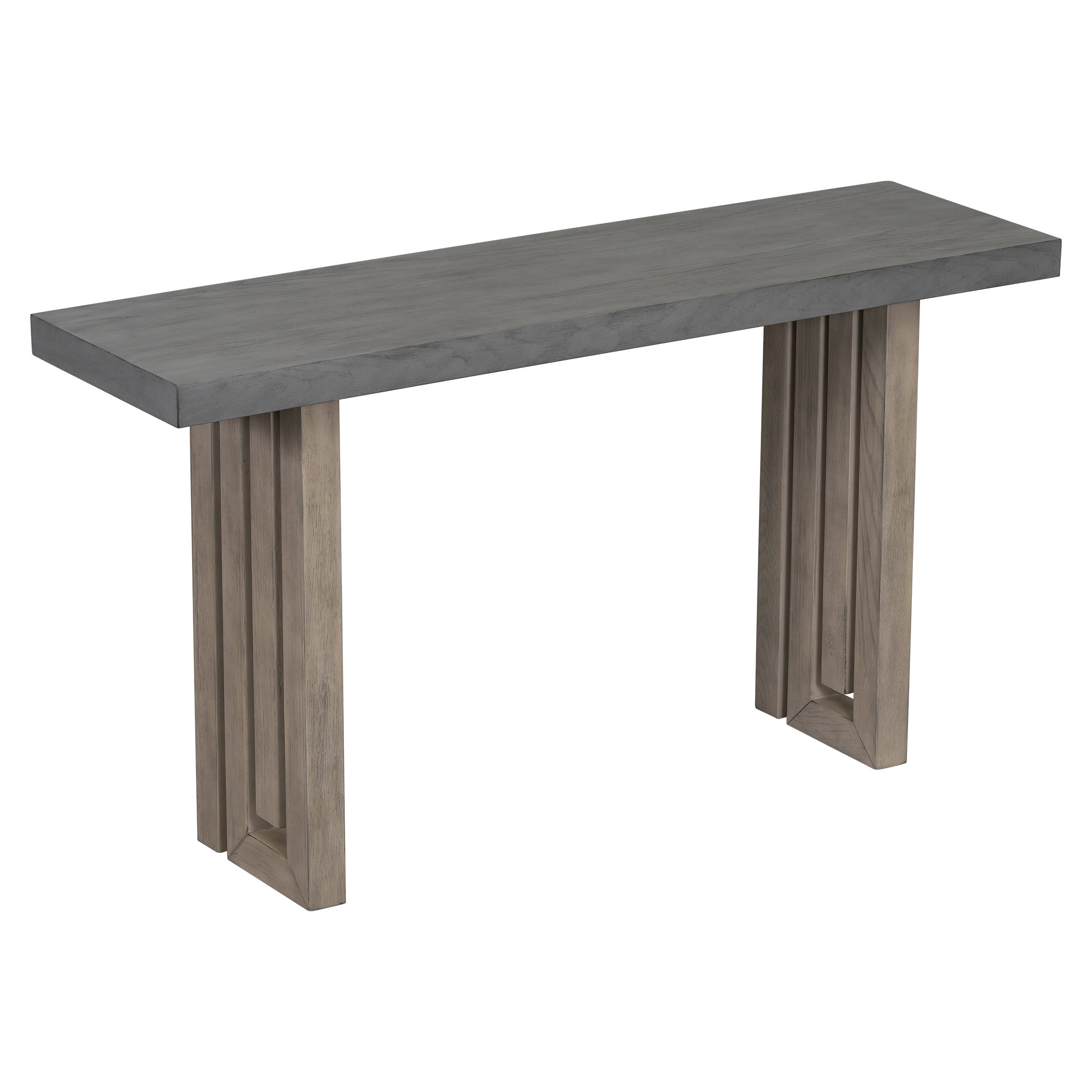 Corrigan Studio® Uniquely Designed Console Table with Distinctive Side ...