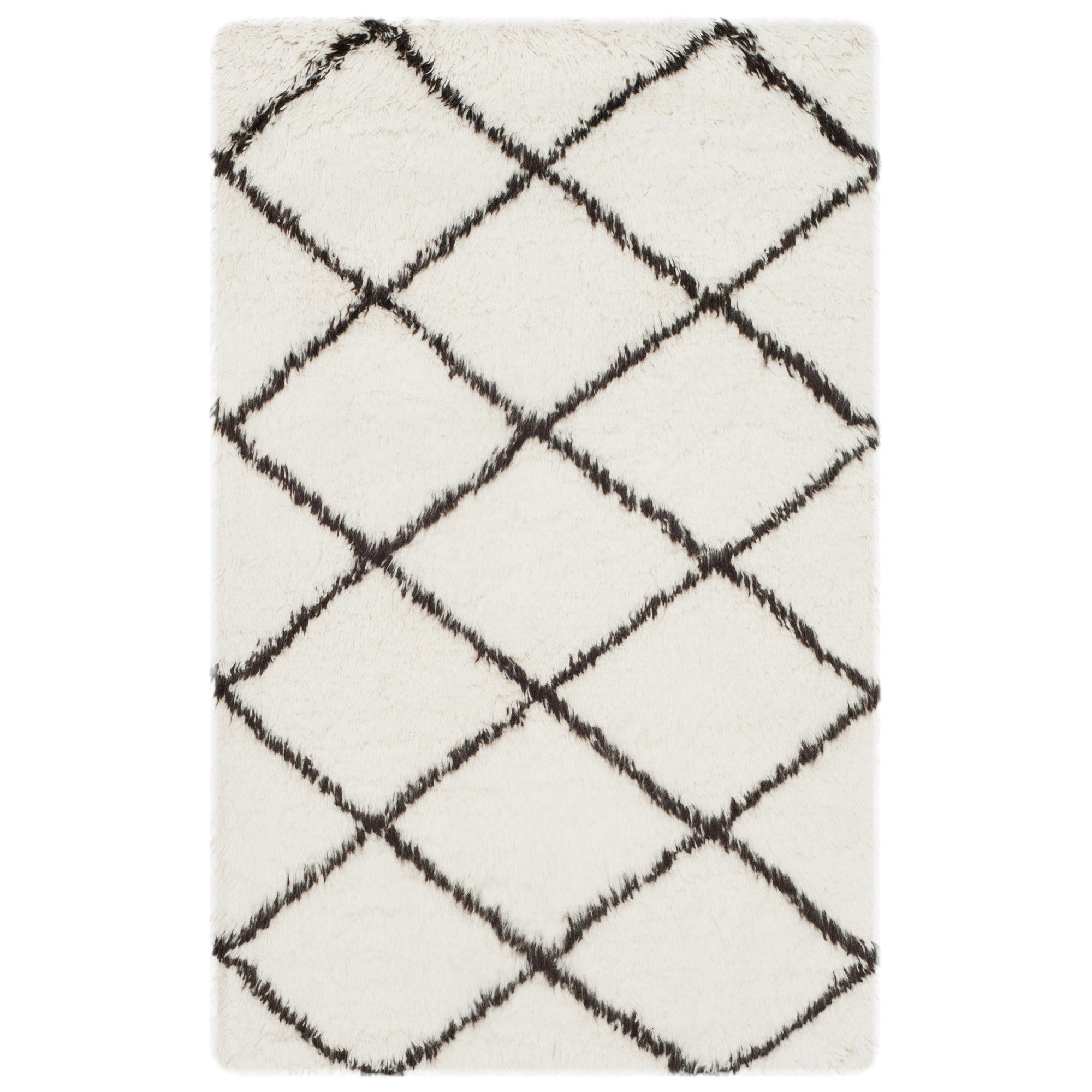 Gracie Oaks Erica Hand Tufted Wool Geometric Rug & Reviews | Wayfair