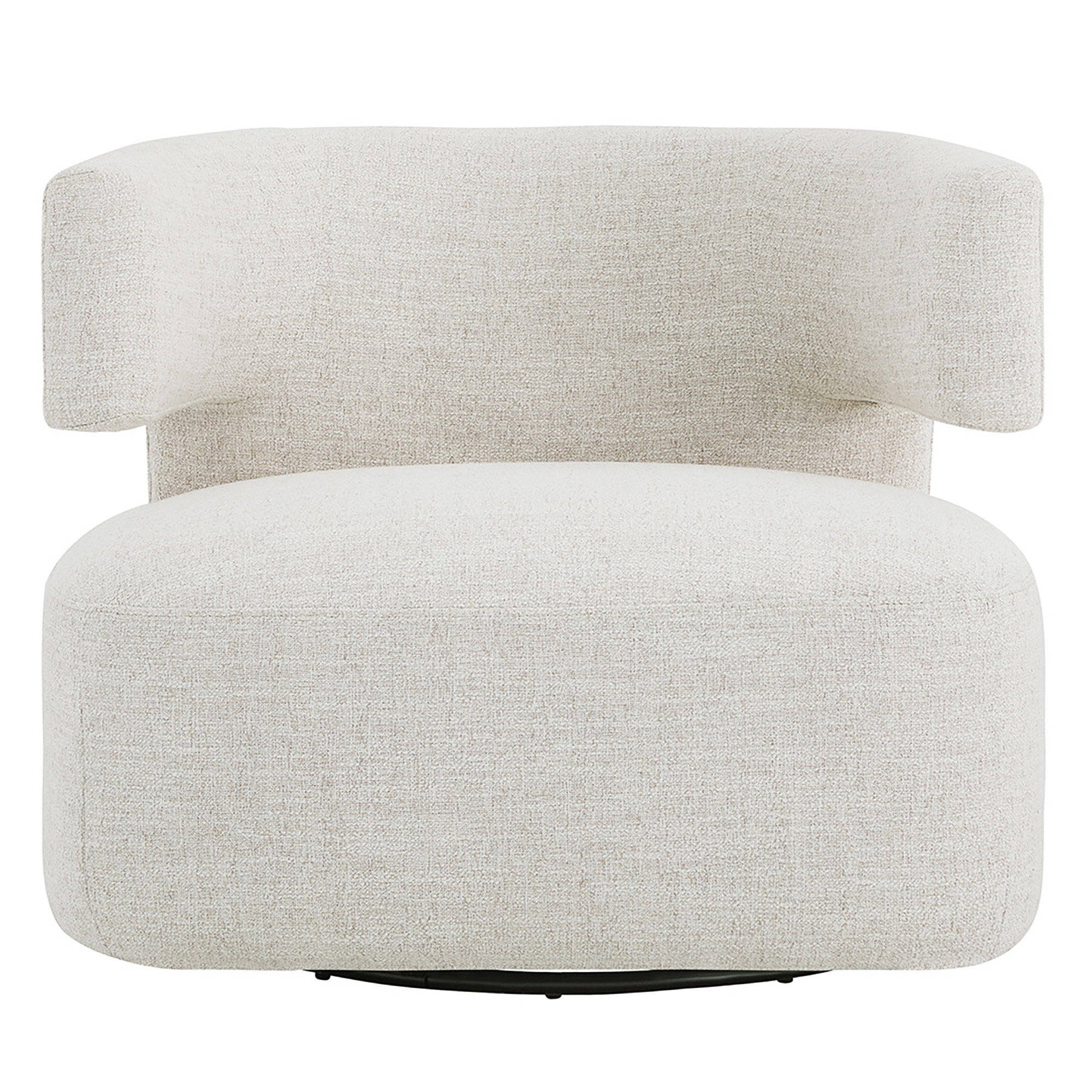 AllModern Bascom Upholstered Swivel Barrel Chair & Reviews | Wayfair
